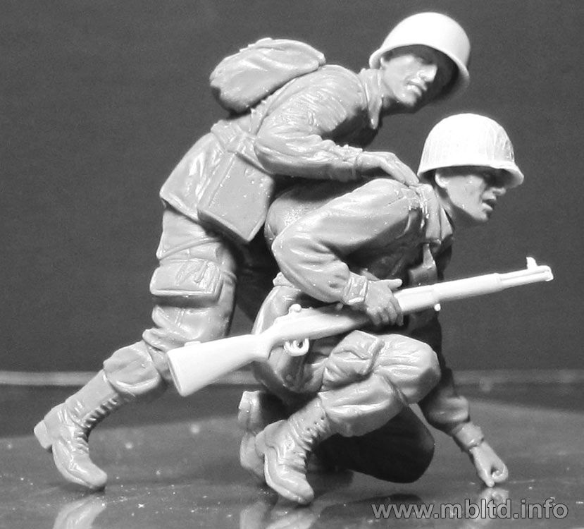 US and German Paratroopers (South Europe, 1944) Master Box 35157