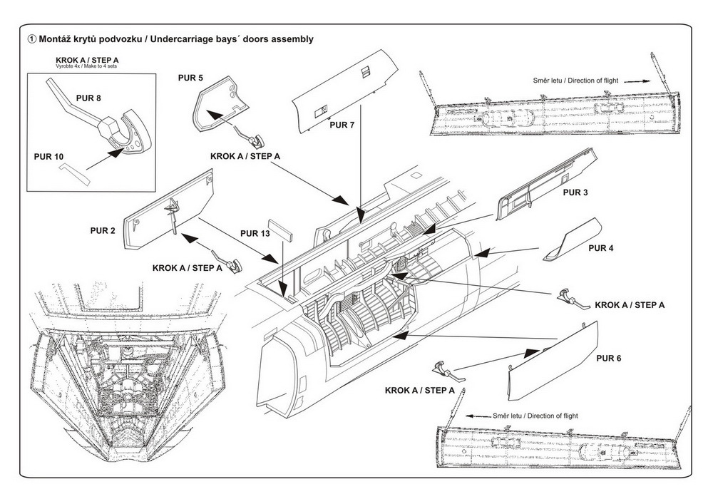 TSR-2 komora podwozia i uzbrojenie Airfix CMK K4226