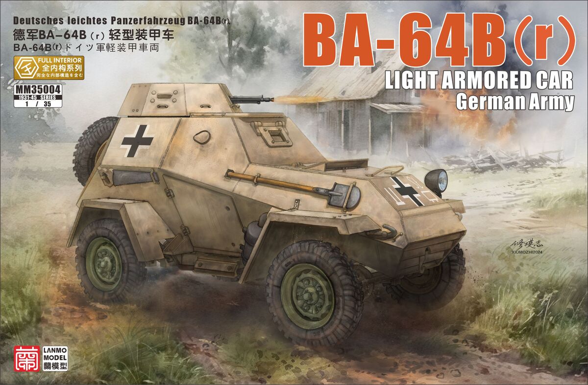 BA-64B(r) - Light Armored Car, German Army LANMO Model -MM35004