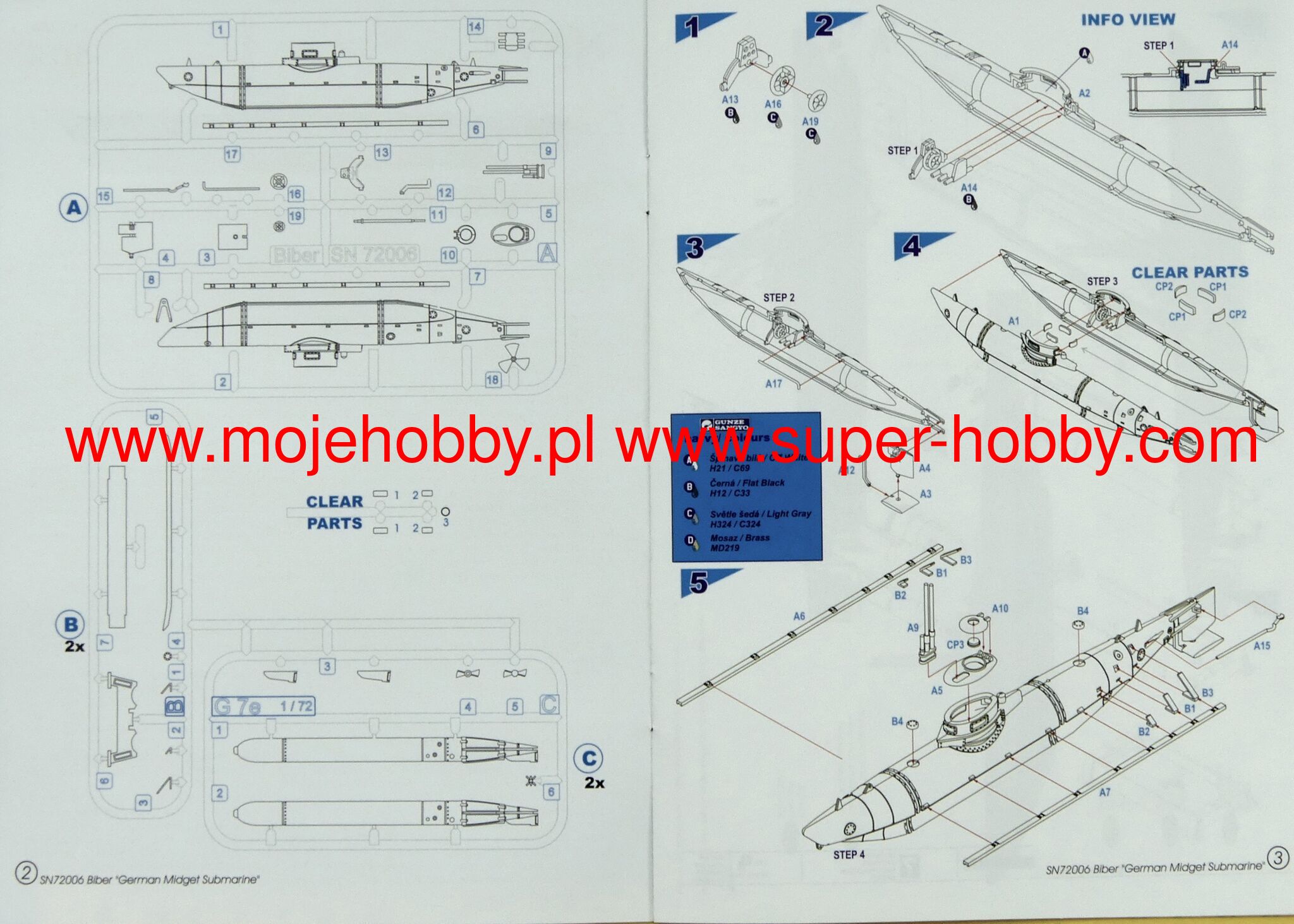 Biber 'German Midget Submarine' Special Navy 72006
