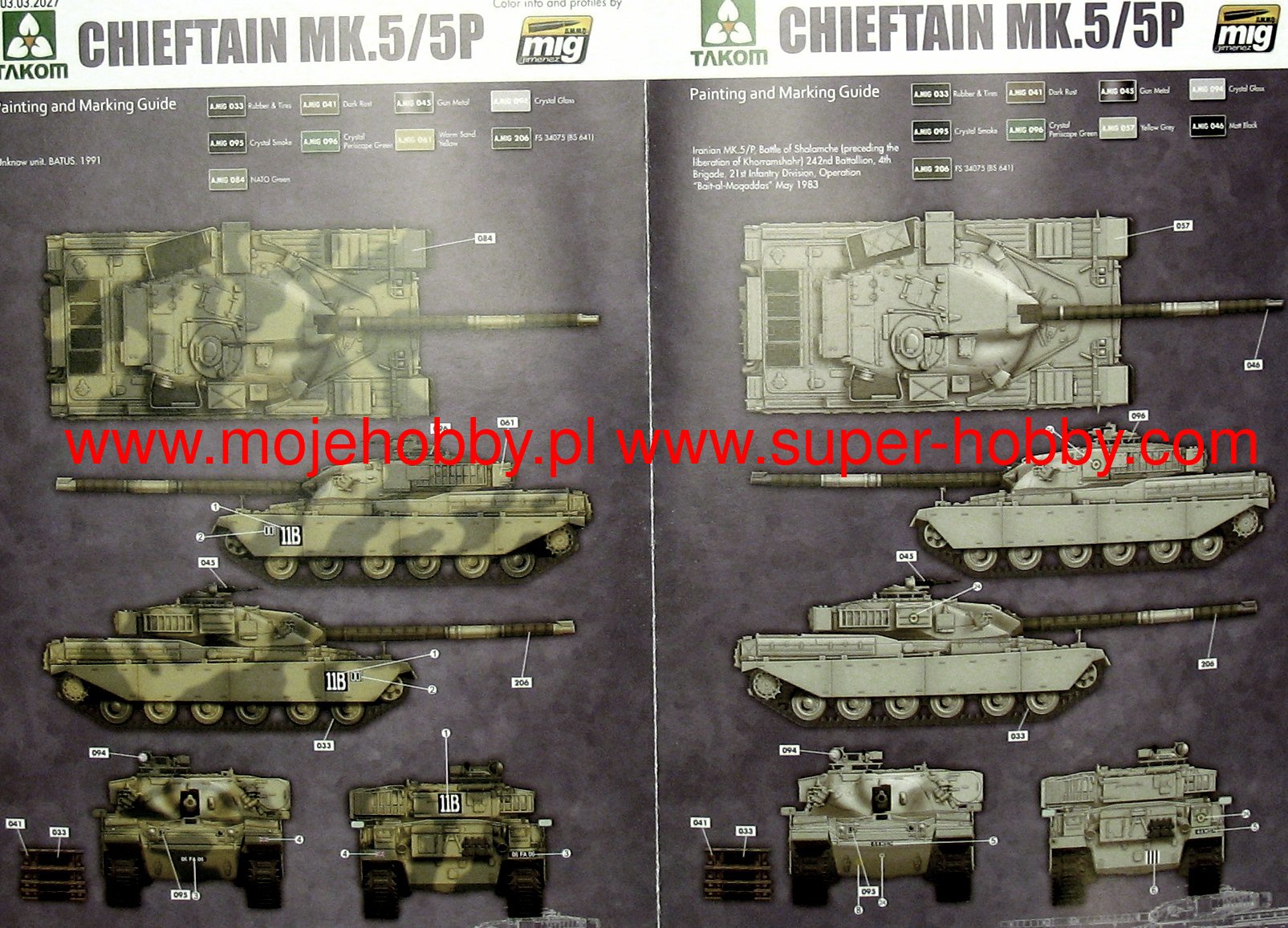 Chieftain Mk 5/P 2 in 1 Takom 2027