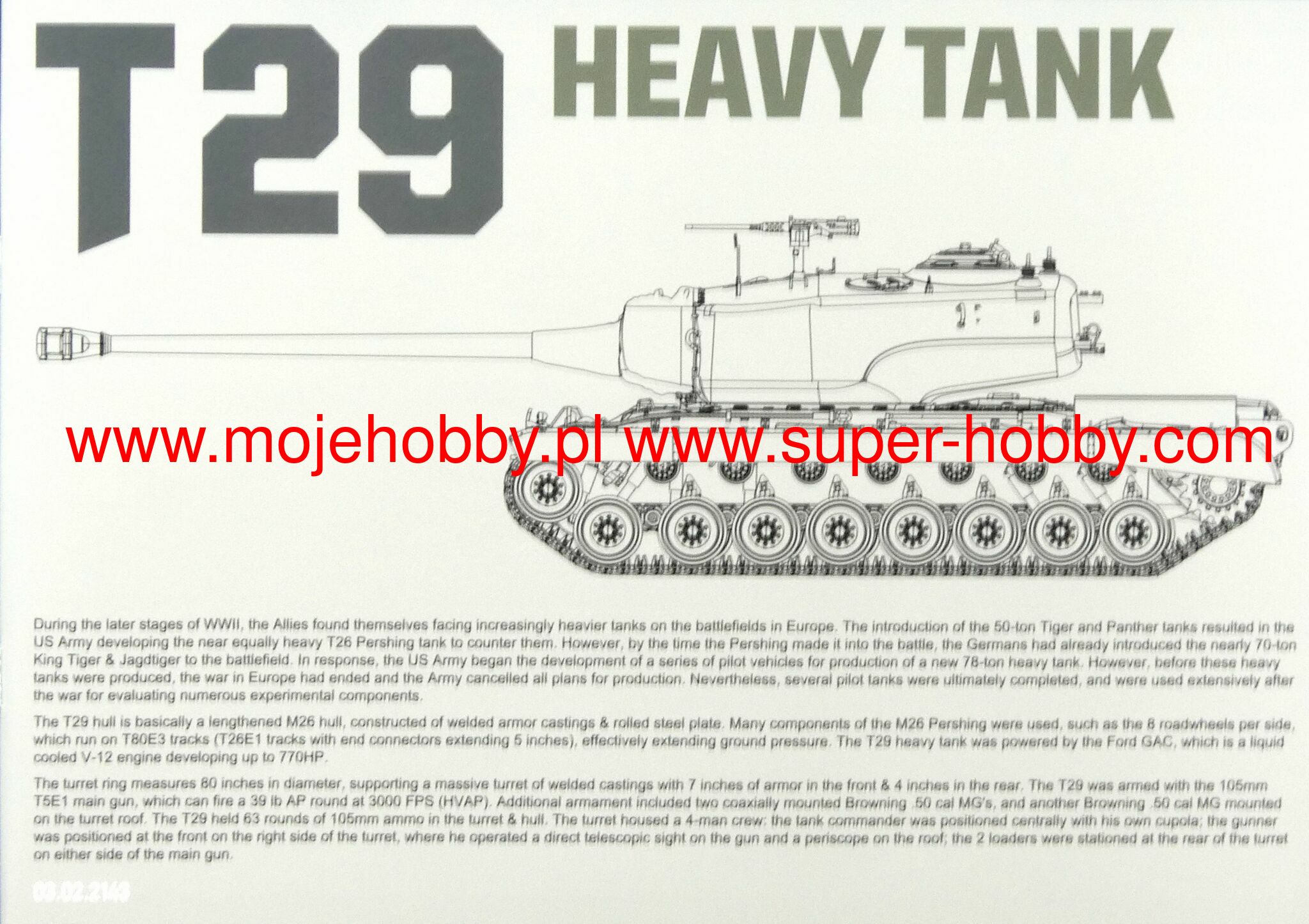 T29 Heavy Tank Takom 2143