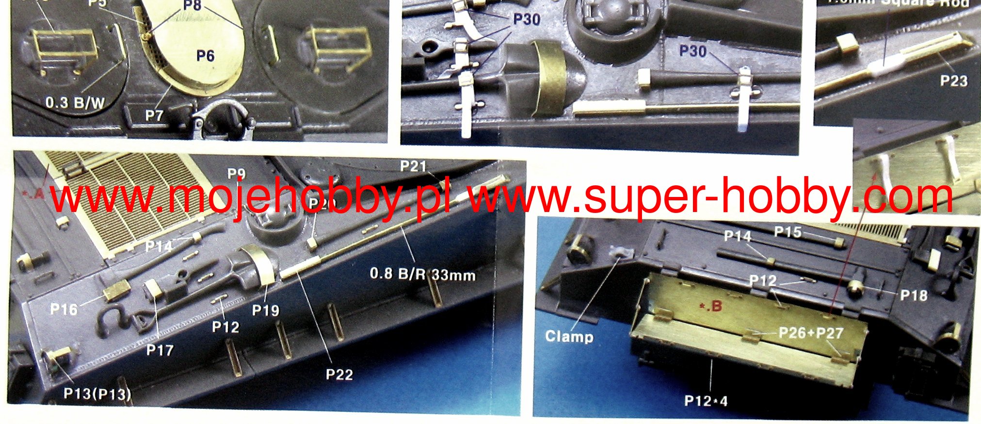 M4A3E8 Detailing set (for Tasca) Legend -LF1254