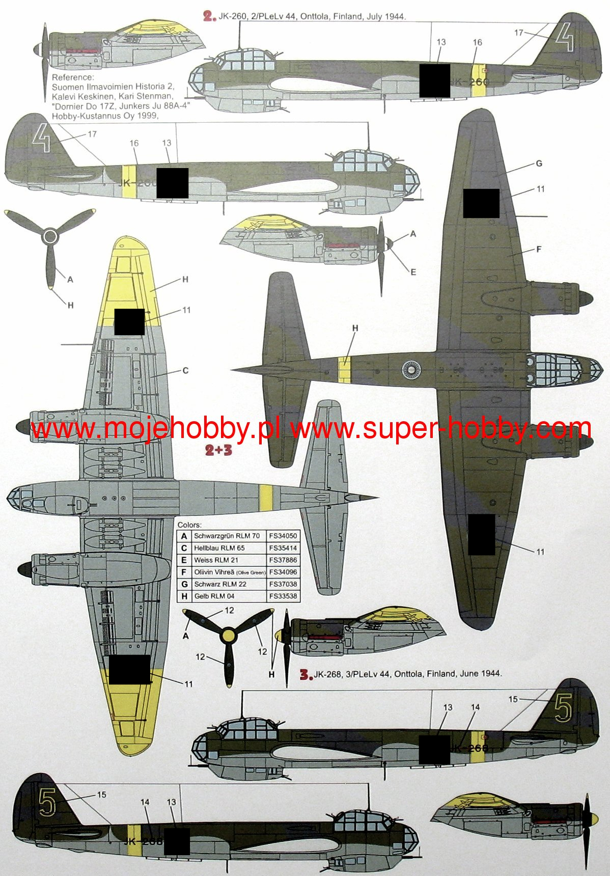 Junkers Ju-88A-4 Techmod 32061