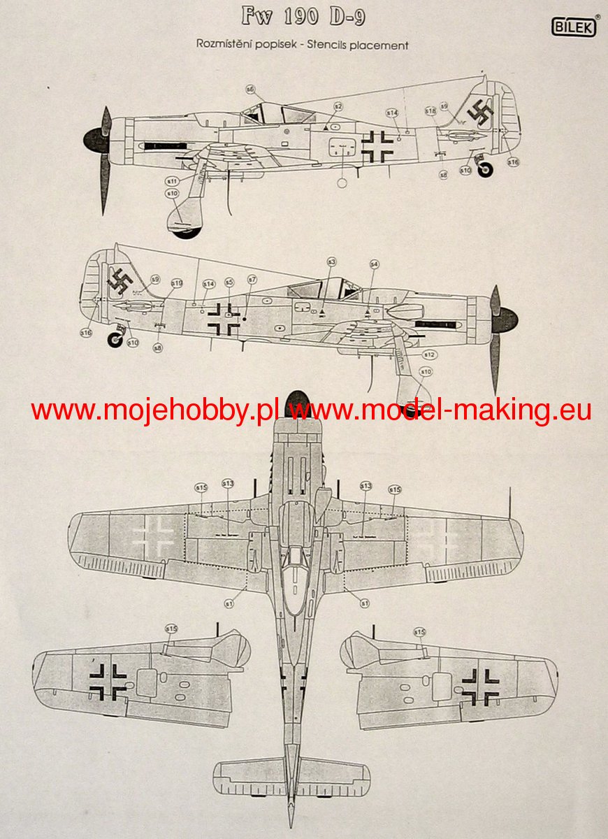 Focke Wulf Fw190D-9 "Oskar Romm" Bilek 915