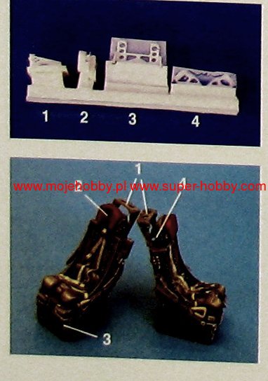 F-105 Seats set (w/Belt) 2ea Legend -LF4006