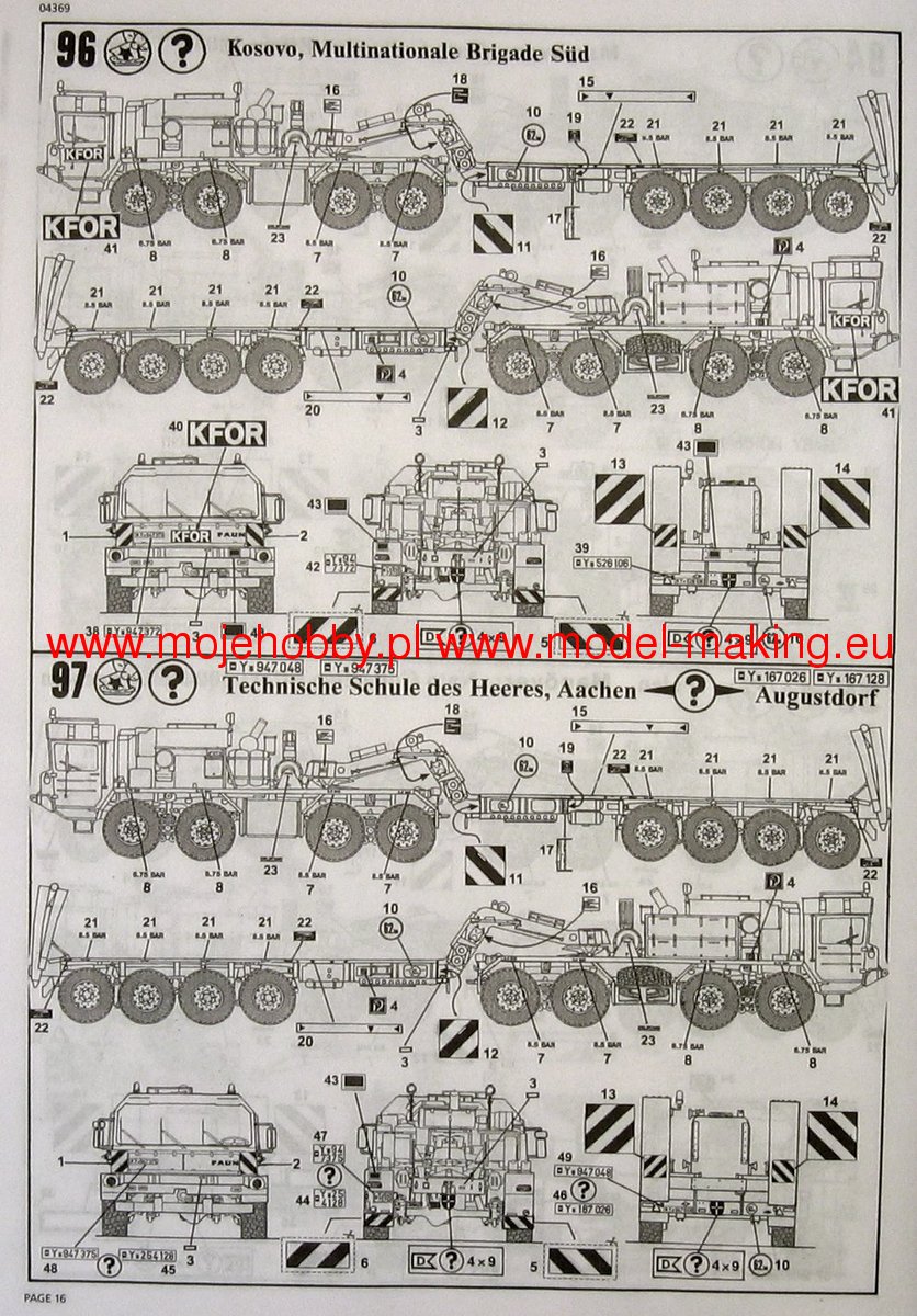 Faun SLT 50-3 Elefant Tank transporter German Army Revell 03145