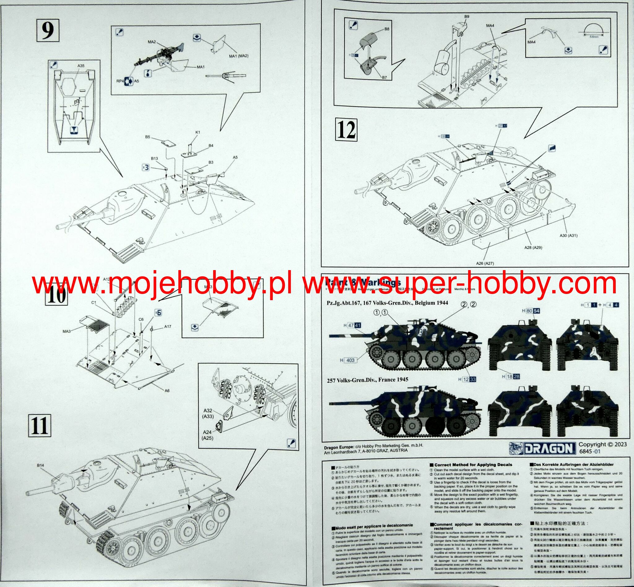 Jagdpanzer/Flammpanzer 38 Mid-Production (2 In 1) Dragon 6845