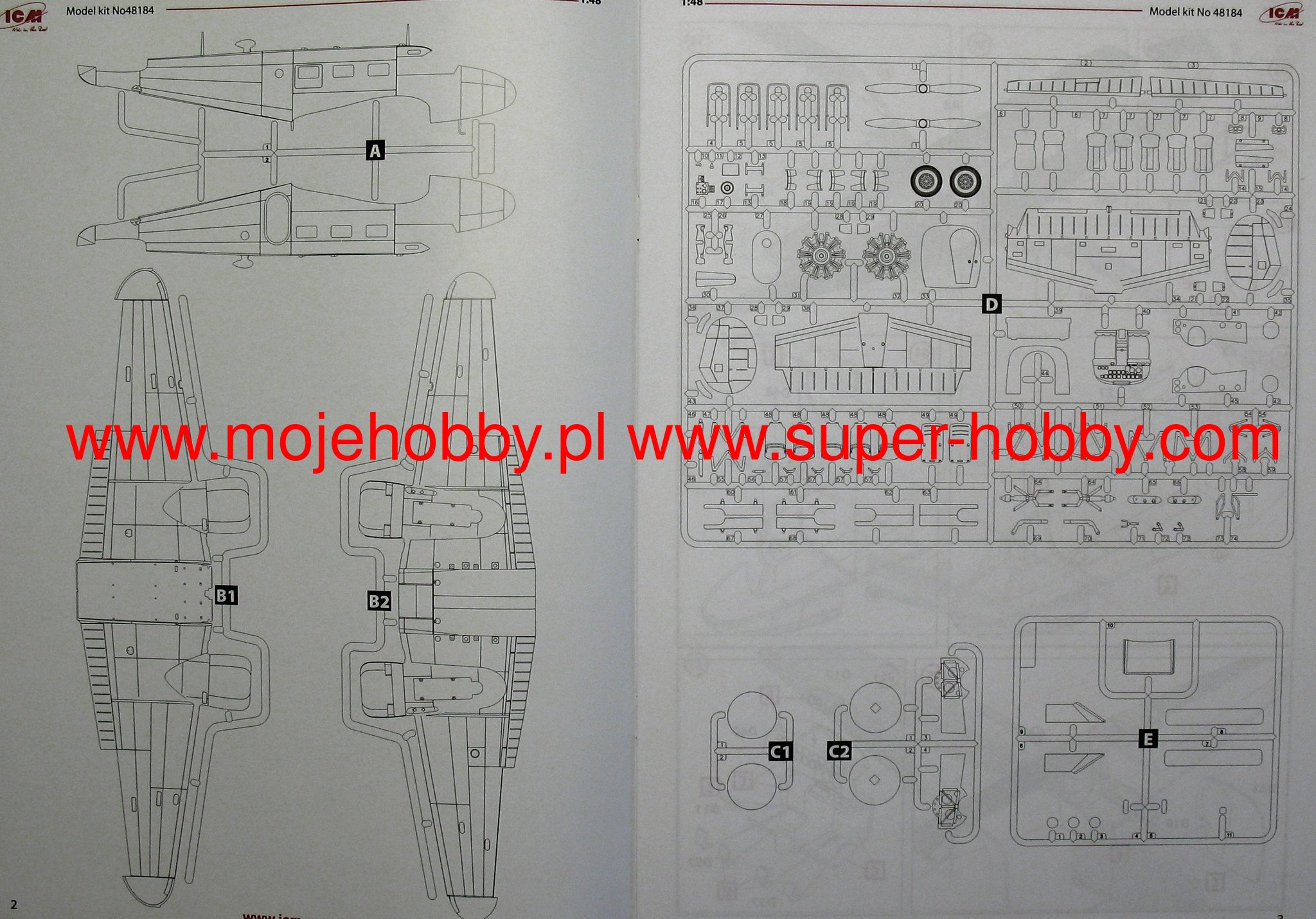 JRB-4, Naval Passenger Aircraft ICM 48184