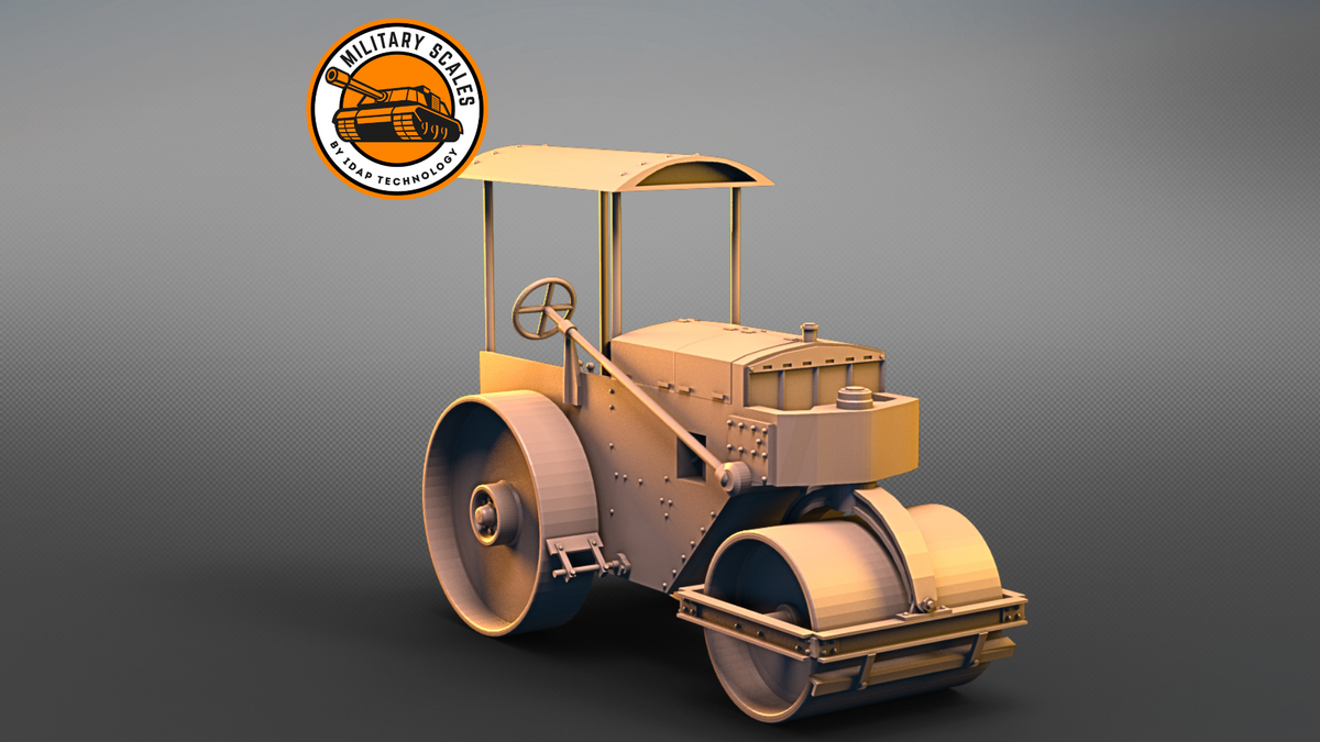 Captured Japanese steamroller on Guadalcanal in August 1942 IDAP ...